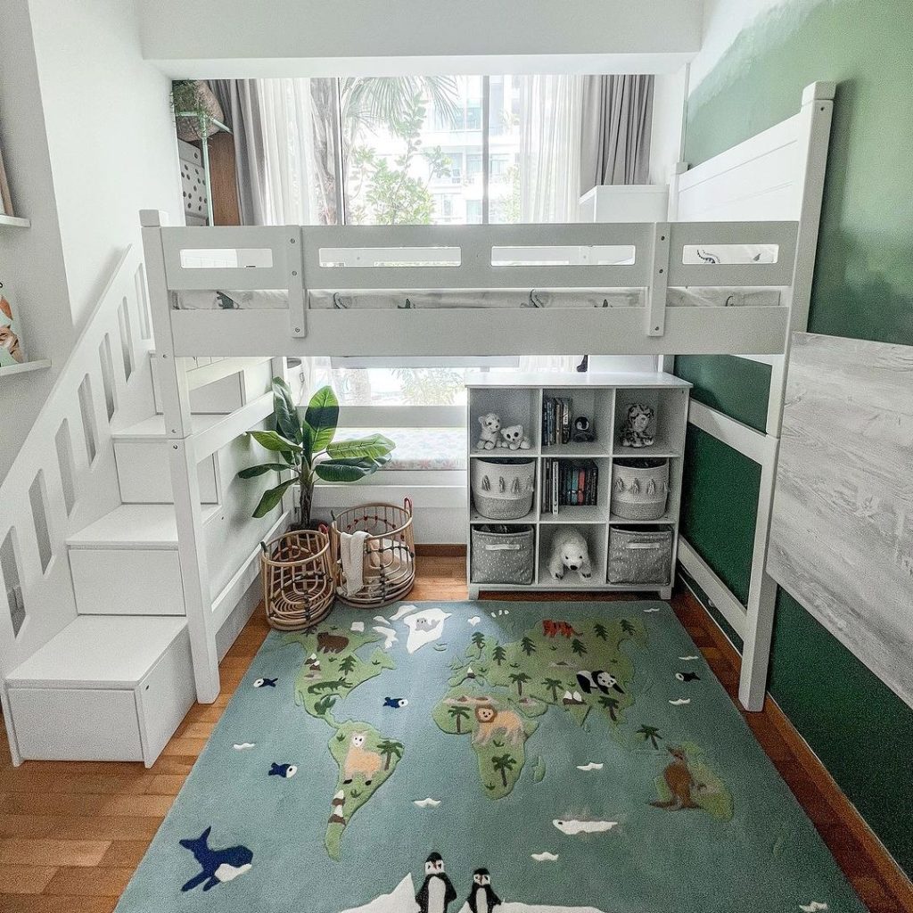Modular HIGH Loft Bed With Ladder (Single) - Piccolo House Asia